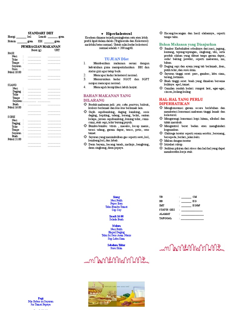 Dokumen - Tips Leaflet Hiperkolesterol | PDF
