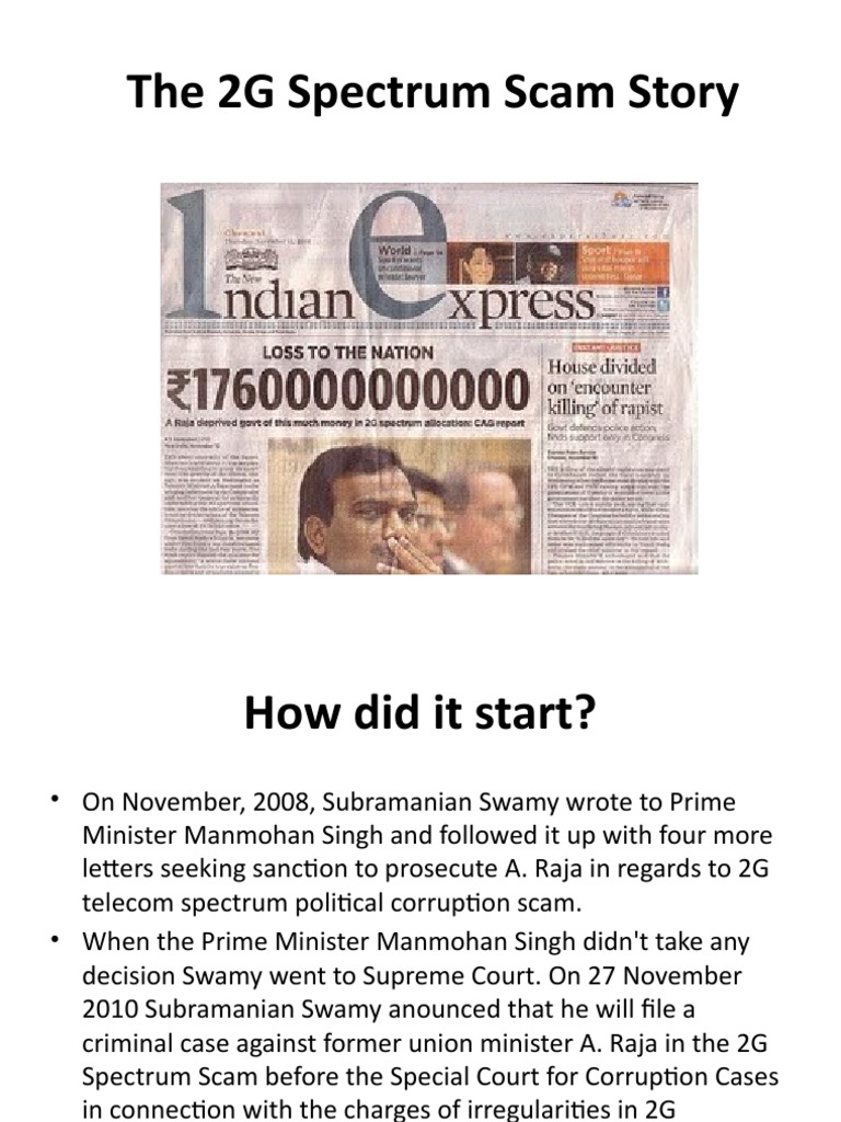 Overview of the 2G Spectrum Scam | PDF | Finance & Money Management