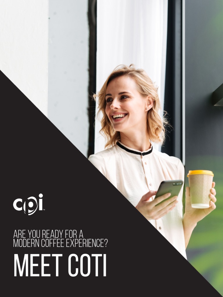 CPI - COTI - Product Brochure - NA - en - 0 | PDF | Coffee | Coffeehouse
