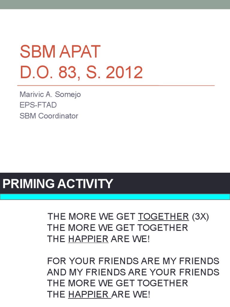 Lecture SBM Framework APAT | PDF | Educational Assessment | Governance