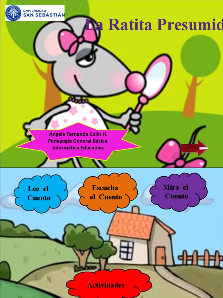 La Ratita Presumida: Cuento y Actividades | PDF