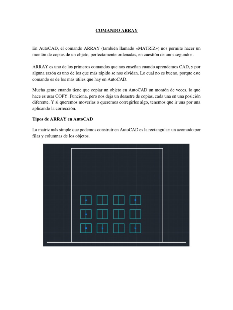Comando Matriz (Array) | PDF