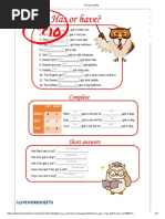 Present Continuous Formulario Google | PDF