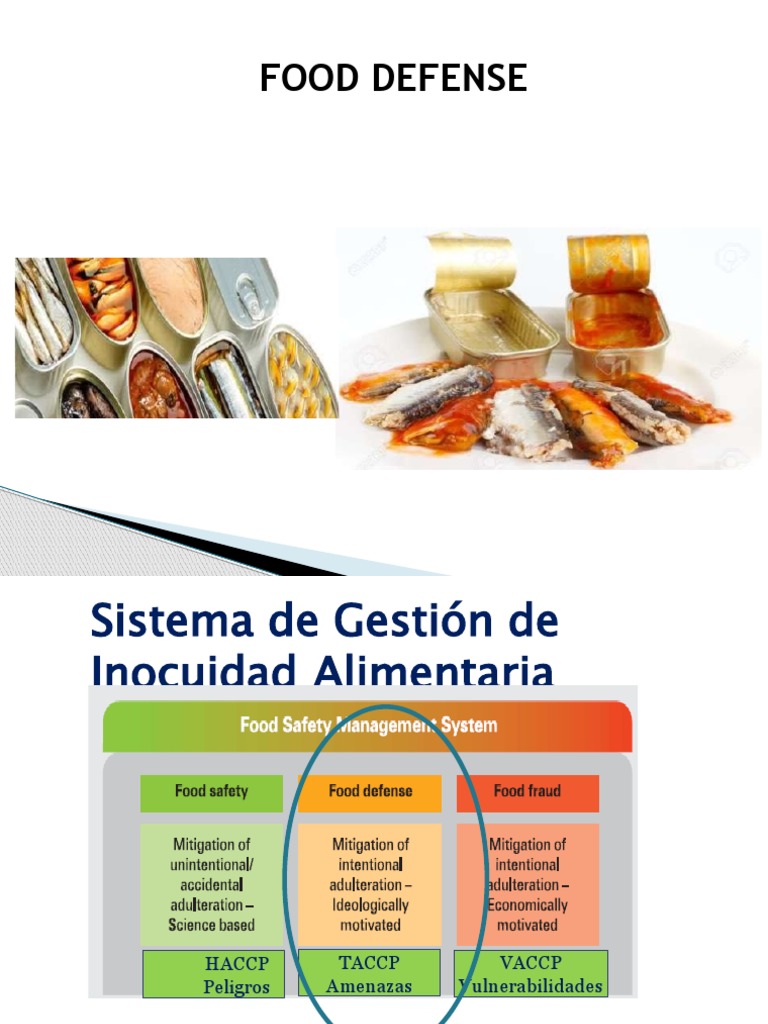 2 Food Defense | PDF | Análisis de Riesgo y Puntos Críticos de Control