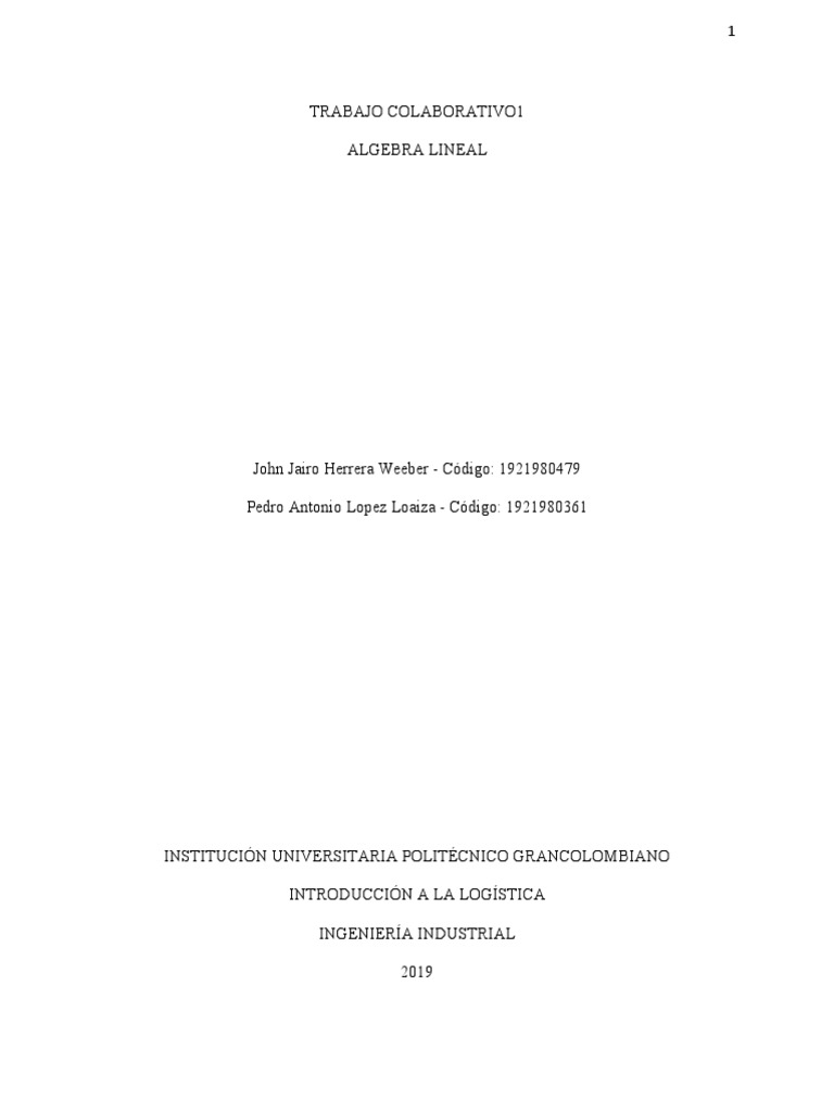 TRABAJO COLABORATIVO Cifrado Hill Poli | PDF | Matriz (Matemáticas ...