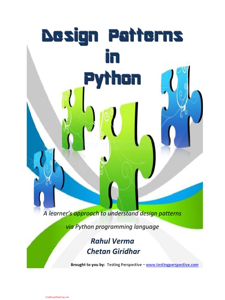 Design-Patterns-In-Python - (Cuuduongthancong - Com) | PDF | Class ...