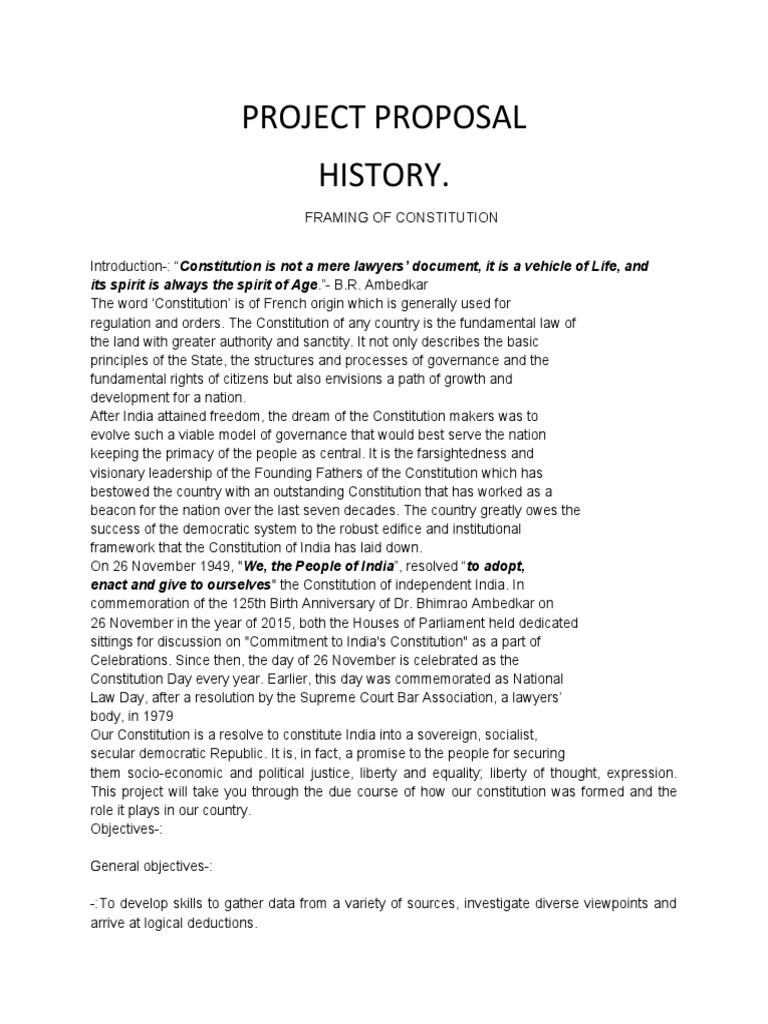 History Project Proposal: Constitution & Mesopotamia | PDF ...