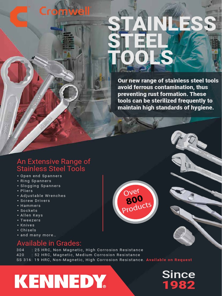 Cromwell - Ss Tool-Catalogue | PDF | Tools | Manufactured Goods