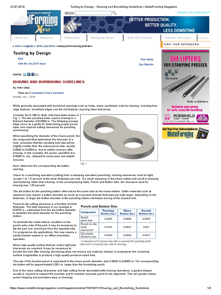 Tooling by Design - Shaving and Burnishing Guidelines - MetalForming ...