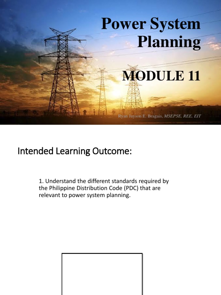 Power System Planning - Module 11 | PDF | Computers