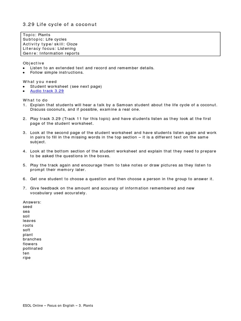 3 29+Life+Cycle+of+a+Coconut | PDF | Trees | Coconut