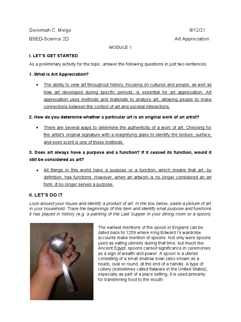 Module1 - Melgogeremiah-C.-Artapp 1-4 | PDF | Textiles | Paintings