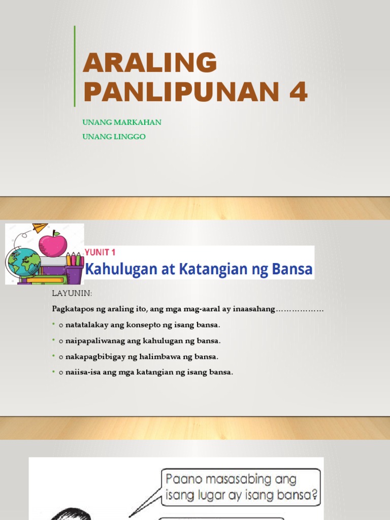 Araling Panlipunan 4 Workbook For Grade 4 Educational With Ring Bind