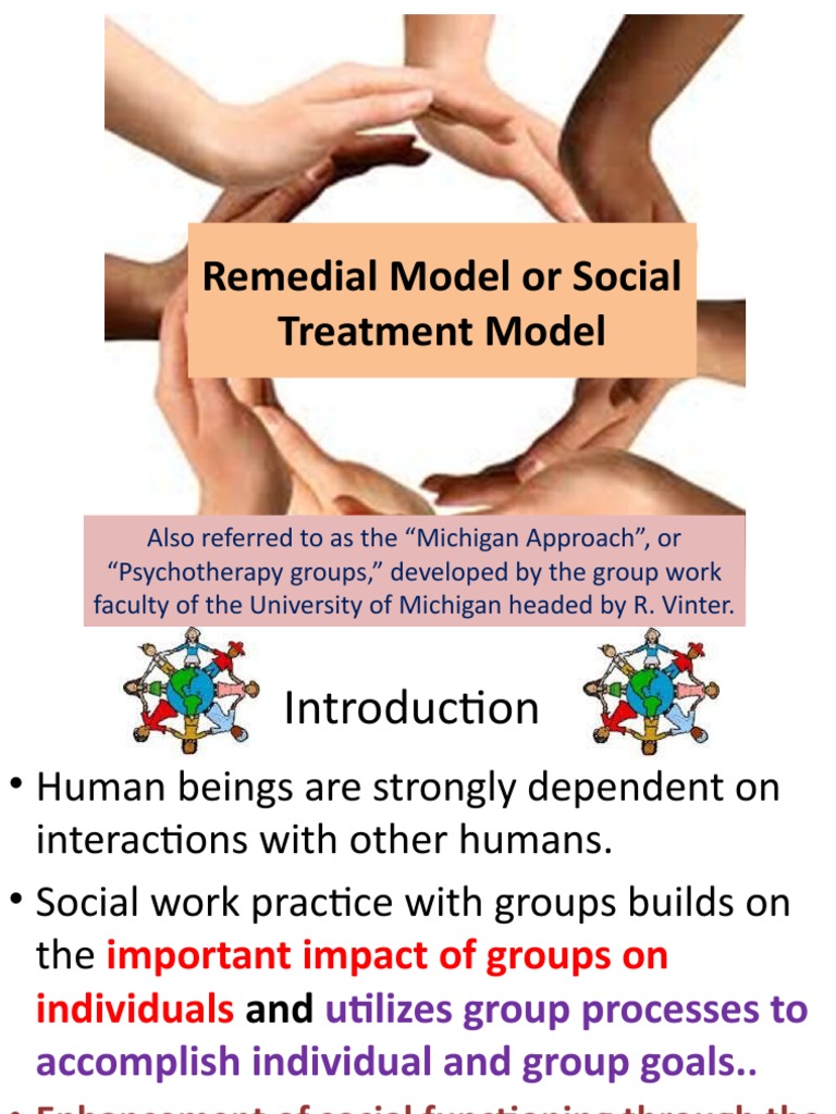 Remedial Model or Social Treatment Model | PDF | Psychotherapy | Psychology