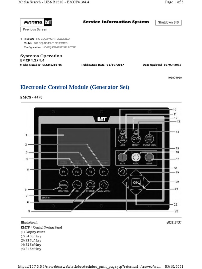 Electronic Control Module | PDF | Menu (Computing) | Software