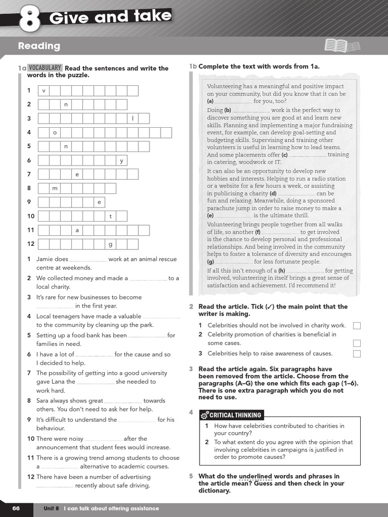 Gateway 2nd Ed c1 Workbook Unit 8 Sample | PDF | Decision Making