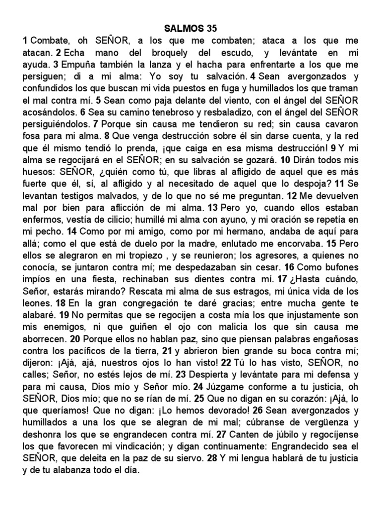Salmos 35 | PDF