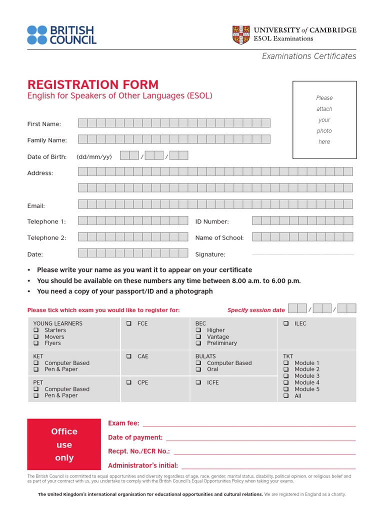 TKT Application Form | PDF