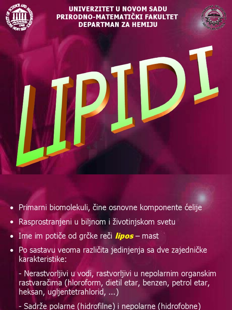 Lipidi | PDF