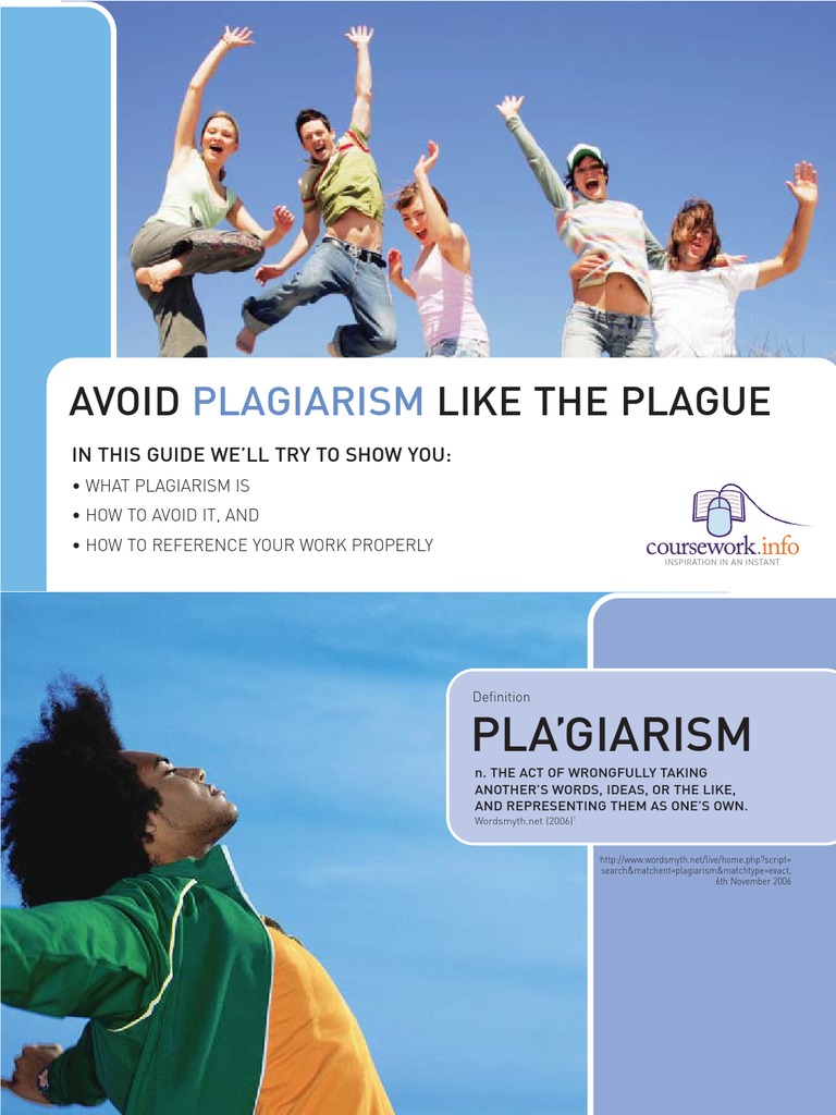 Plagiarism: Avoid Like The Plague | PDF | Plagiarism | Books