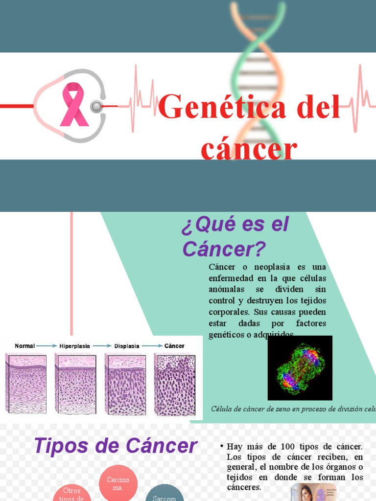 Genética Del Cáncer | PDF | Cáncer | Mutación