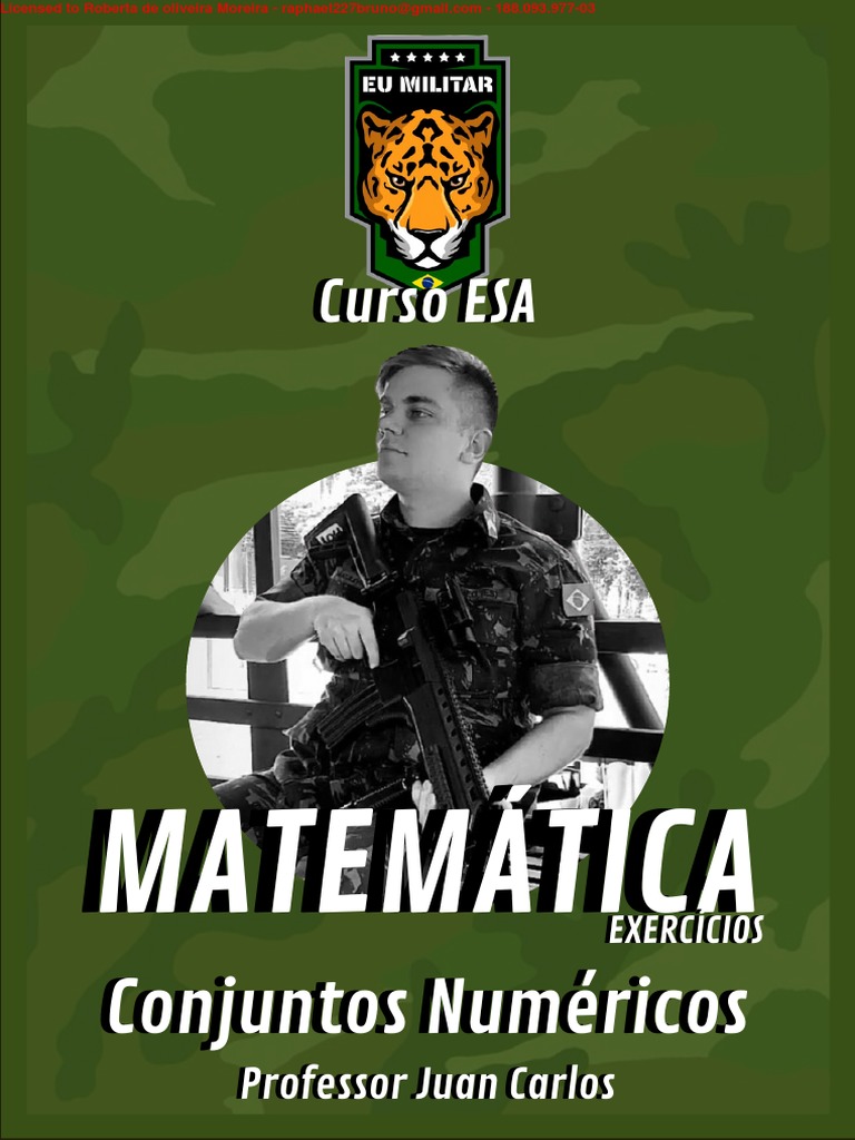 ESA MATEMÁTICA - Ex. - Conjuntos Numéricos | PDF | Número racional ...