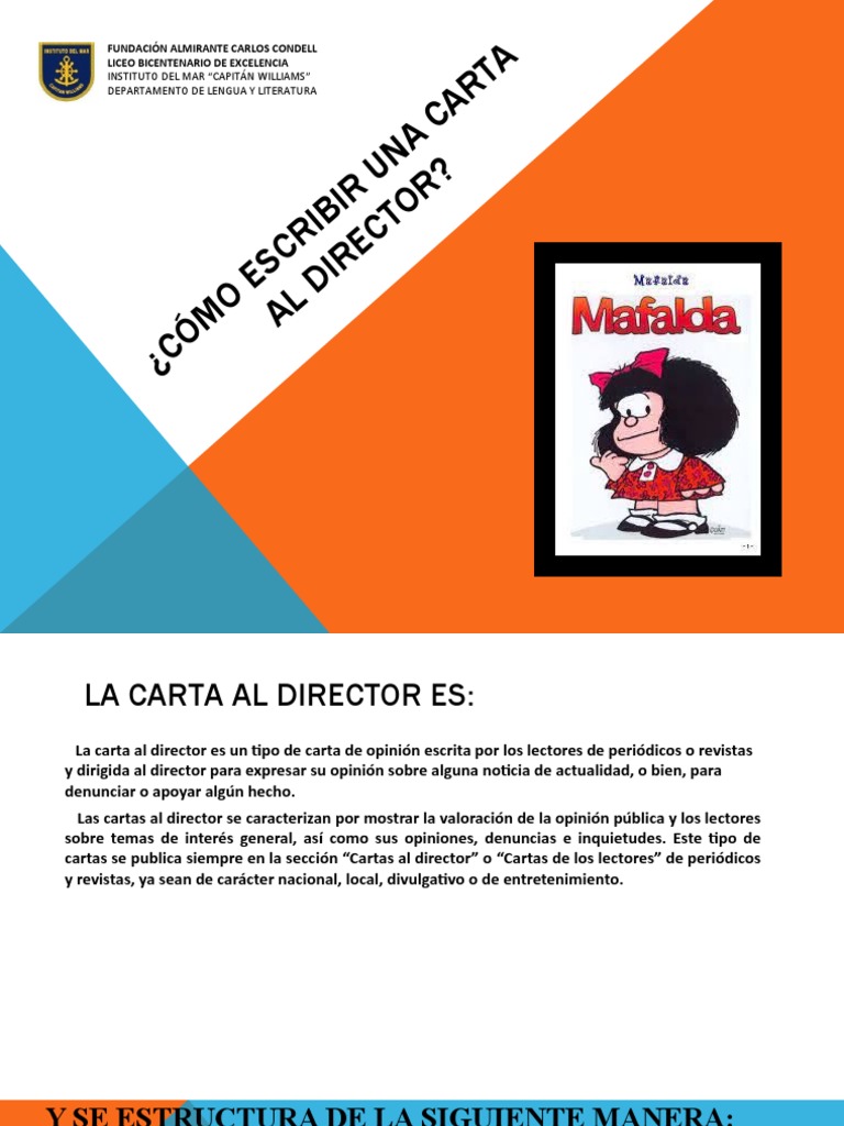 Cómo Escribir Una Carta Al Director | PDF