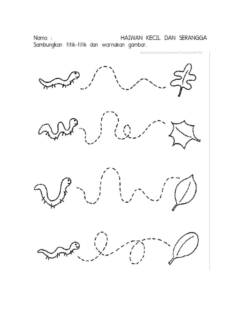 Latihan Menulis Titik-Titik | PDF