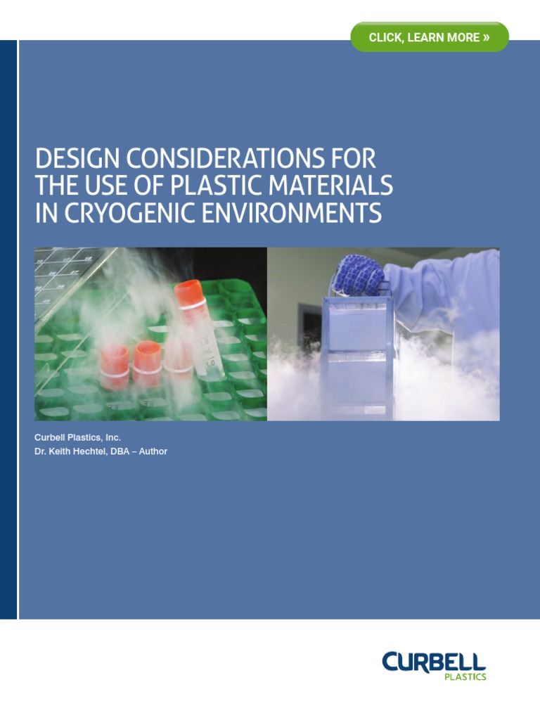 Plastic Materials in Cryogenic Environments | PDF | Strength Of ...