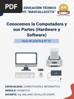 1 La Computadora PDF | PDF | Impresora (Computación) | Hardware de la ...
