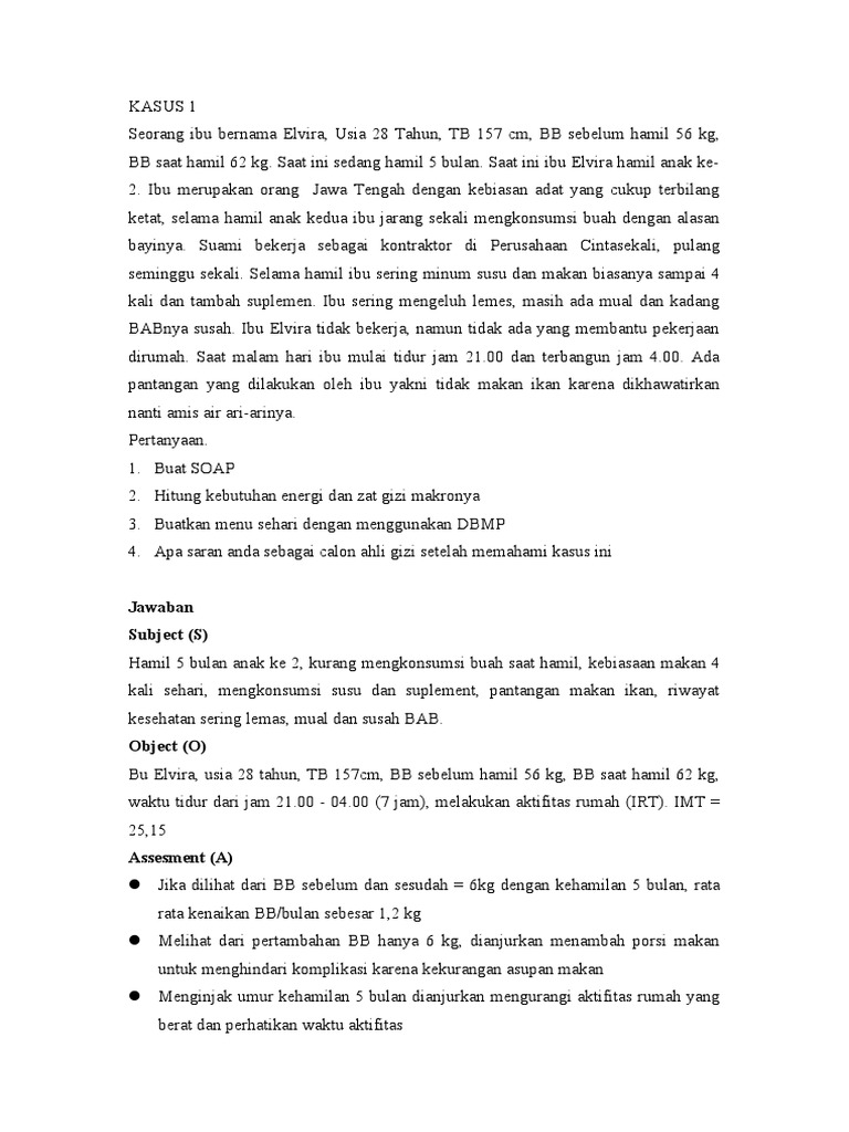 Kasus 1 | PDF