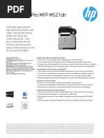 HP M605 Datasheet | PDF | Printer (Computing) | Microsoft Windows