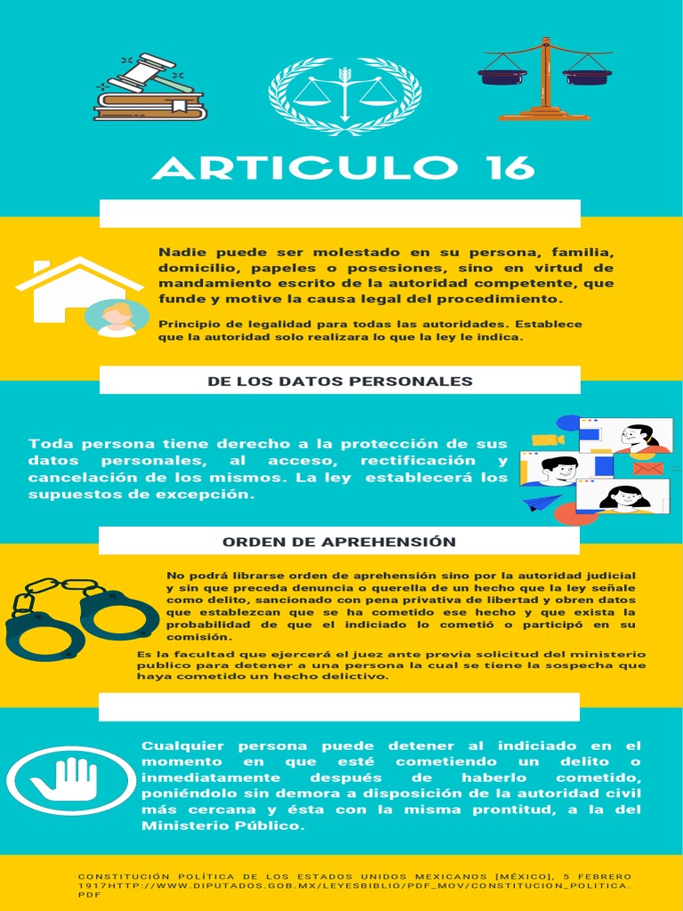 T5 - Artículo 16 Constitucional | PDF | Queja | Detención (encarcelamiento)