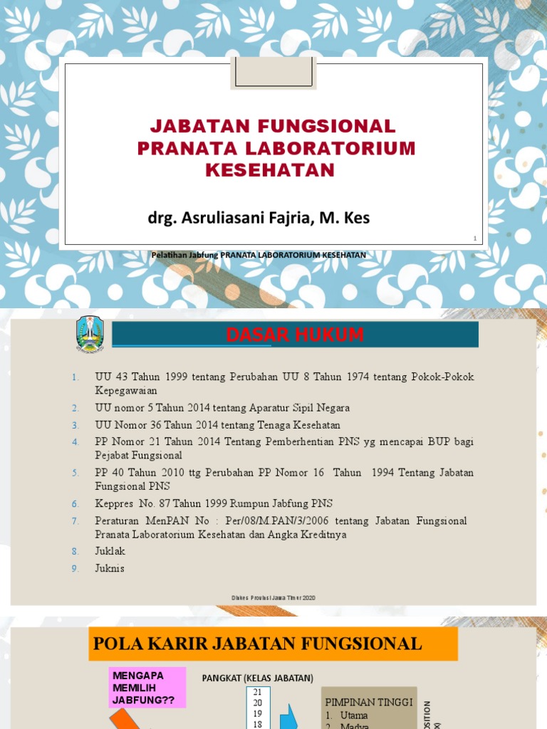Jabfung Pranata Labkes | PDF