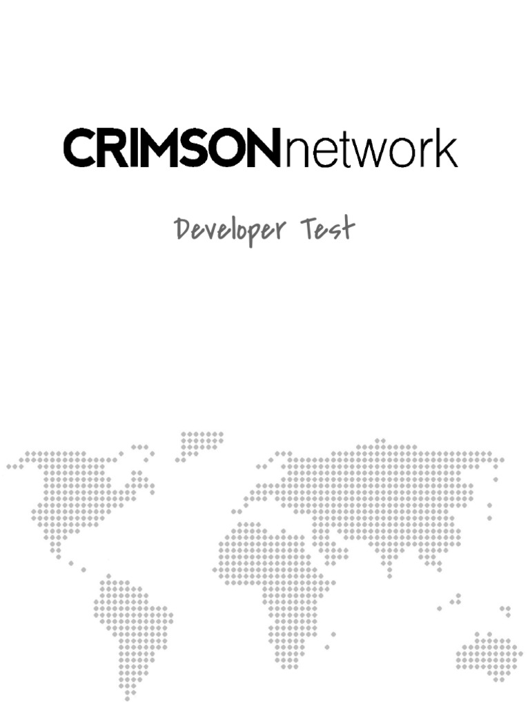 Crimson Network - Developer Test | PDF