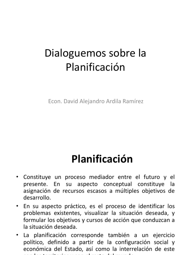 Qué Es Planificar | PDF | Planificación | Planificación estratégica