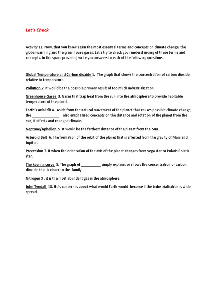 Let's Check-11 | PDF