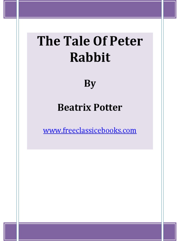 The Tale of Peter Rabbit | PDF | Mr. Mc Gregor