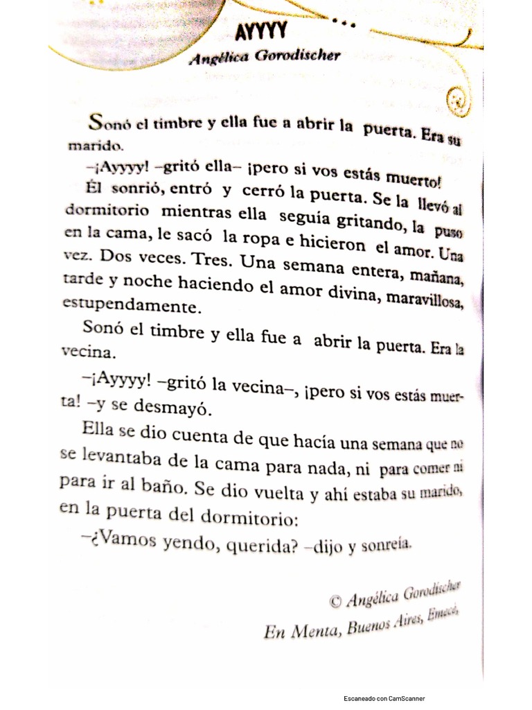 Ayyyy Angelica Gorodischer | PDF