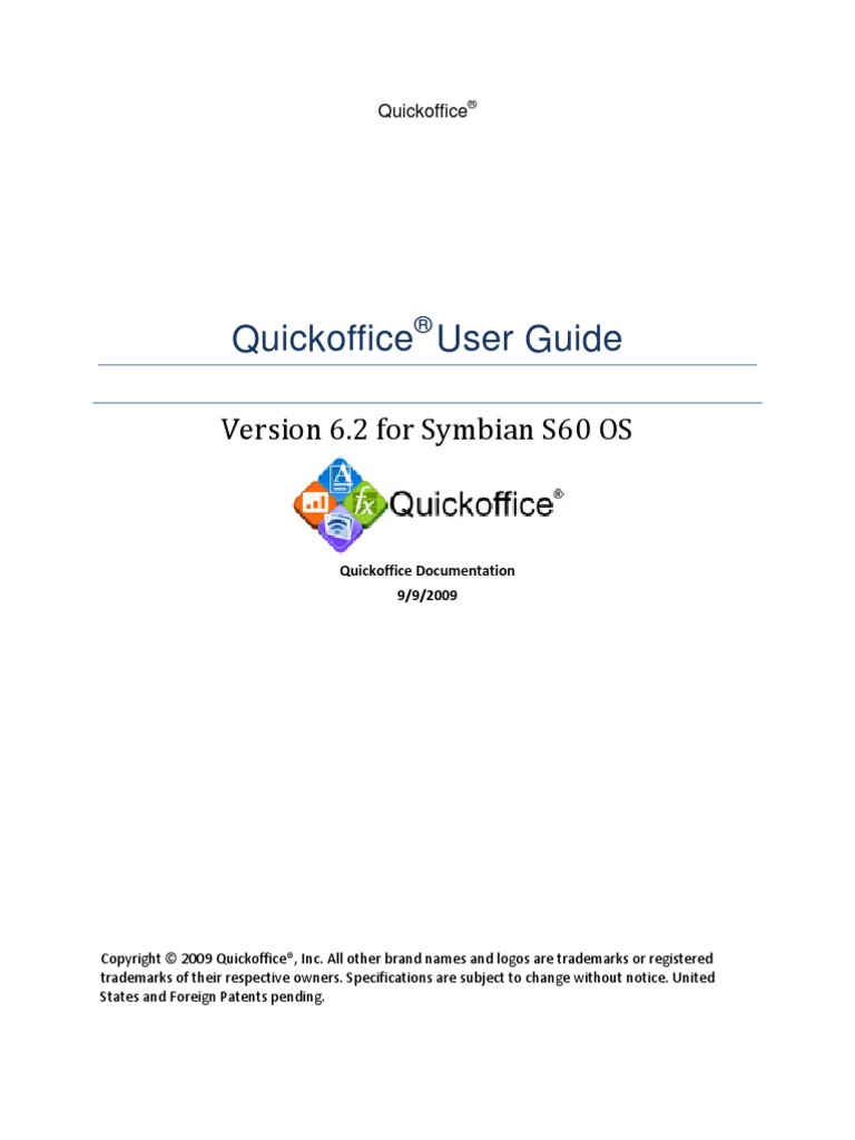 Quickoffice User Guide v6.2 | PDF