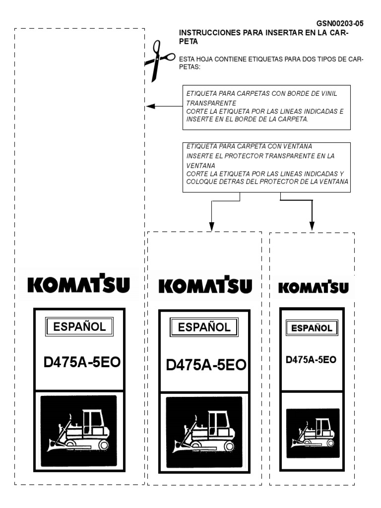 D475A-5E0 Manual de Taller, 30001-UP, ESPAÑOL SUPER | Descargar gratis PDF | Transmisión ...