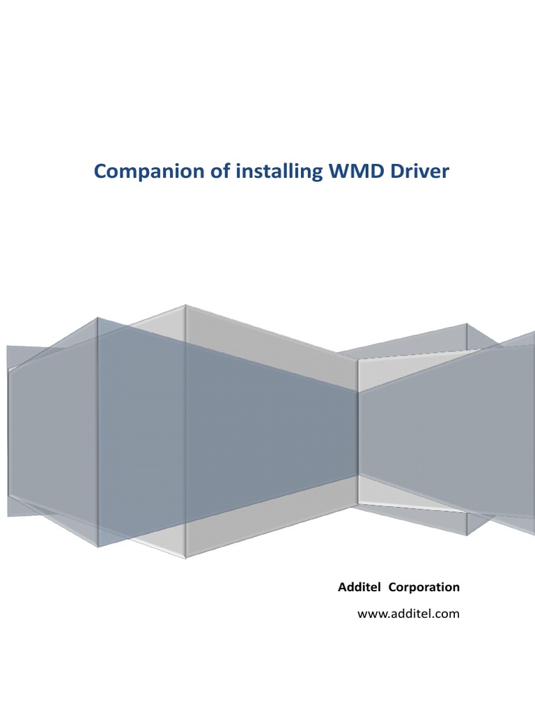 Instruction For Installing WMD Driver | Download Free PDF | Booting | Device Driver