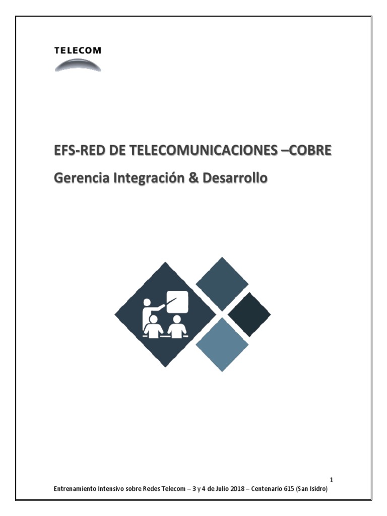 Modulo 1 - Efs-Red de Telecomunicaciones - Cobre | PDF | Corriente ...