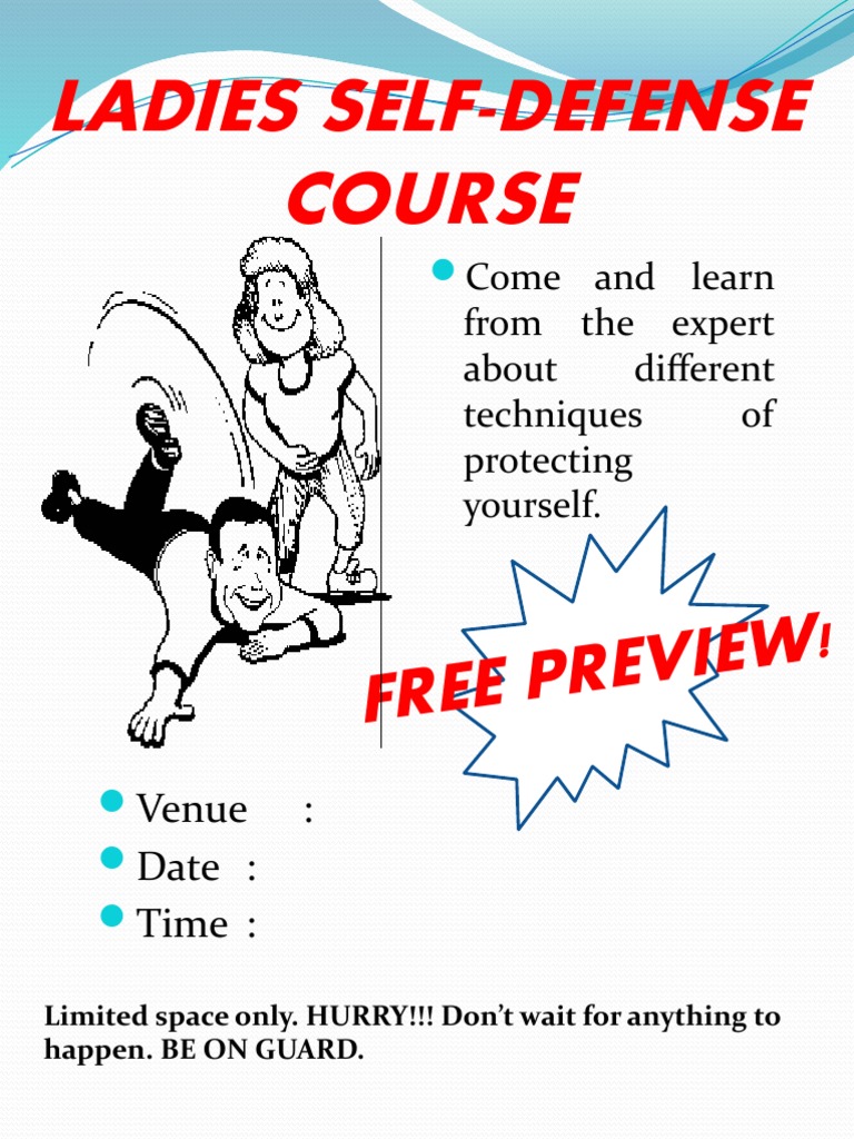 Ladies Self-Defense Course2 | PDF