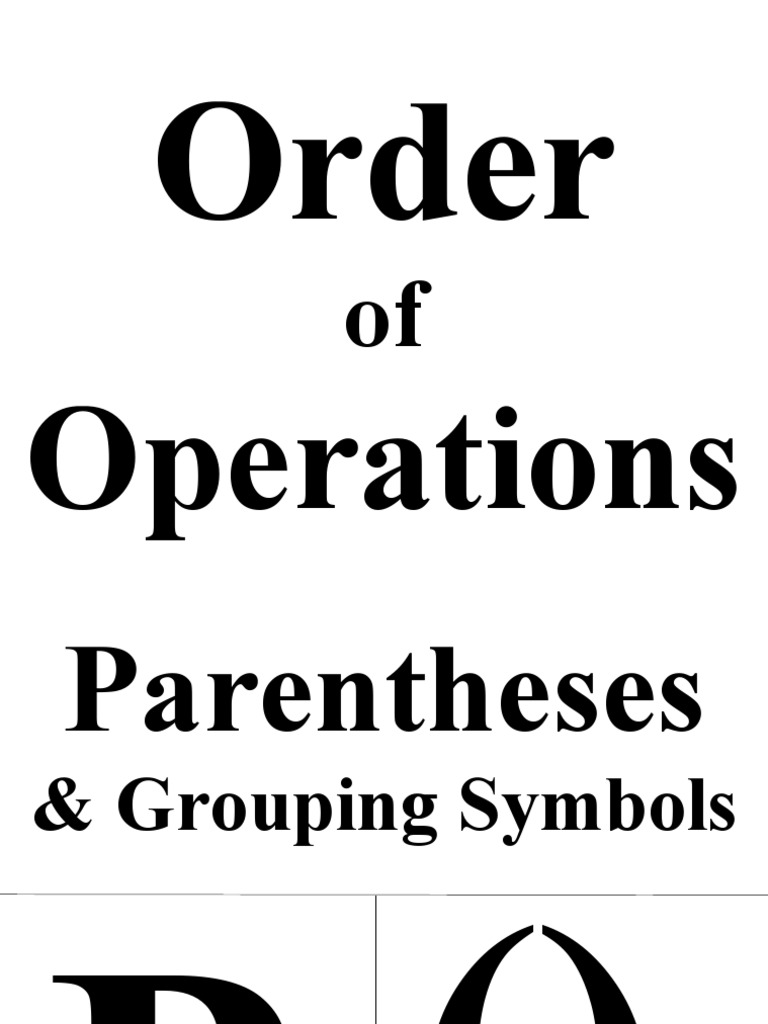 GMDAS Order of Operations Guide | PDF