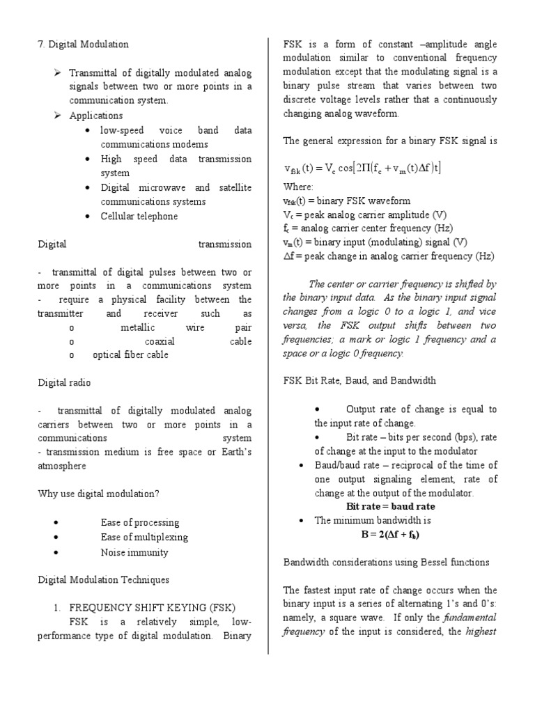 IT Part 2 | PDF | Modulation | Modem