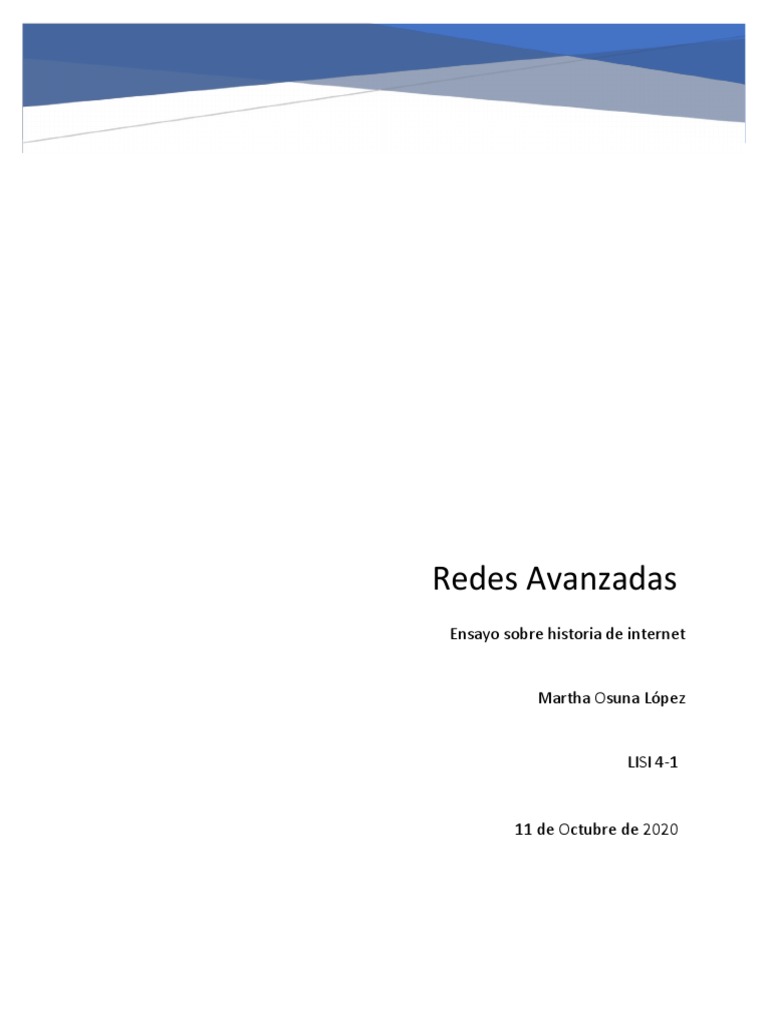 Historia Del Internet | PDF | Internet y web | Red mundial