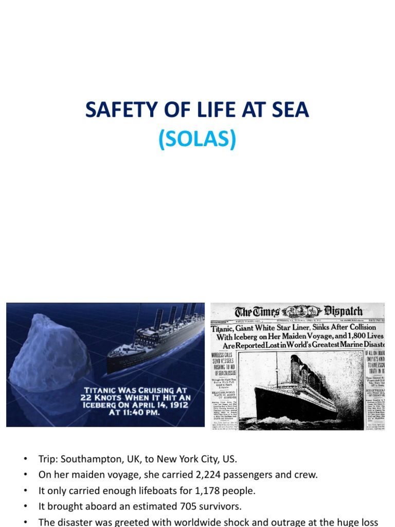 SOLAS (Detailed) | Download Free PDF | Communication | Service Industries