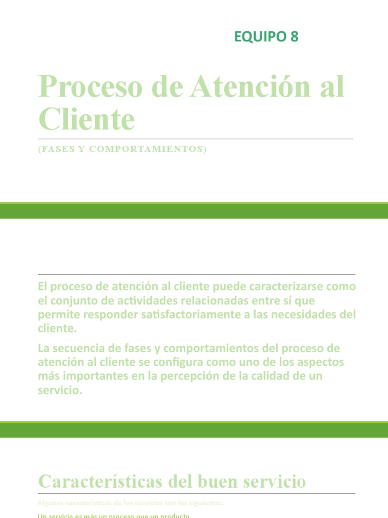 Proceso de Atención Al Cliente | PDF | Cliente | Calidad (comercial)