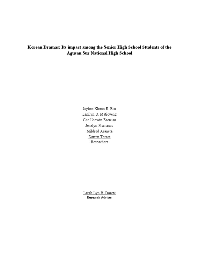 Research About Kpop | PDF | Adolescence | South Korea